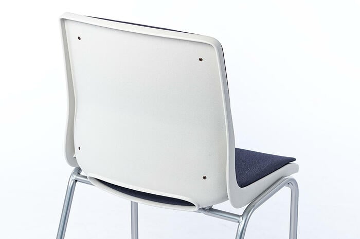 Gepolsterte Design Stapelstühle